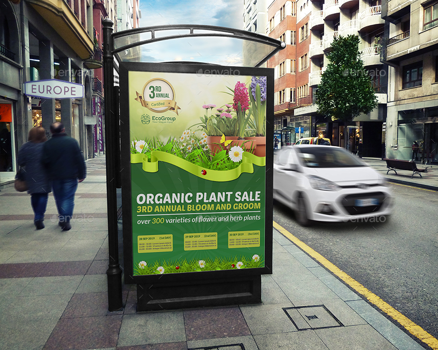 Plant Sale Show Advertising Bundle, Print Templates | GraphicRiver