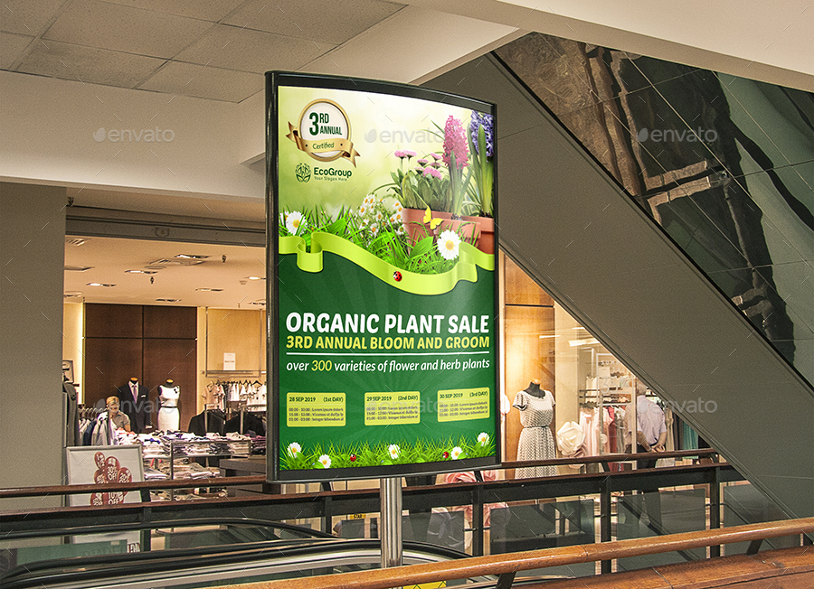 Plant Sale Show Advertising Bundle, Print Templates | GraphicRiver