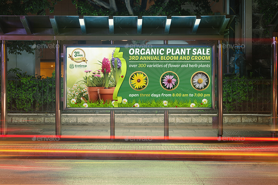 Plant Sale Show Advertising Bundle, Print Templates | GraphicRiver