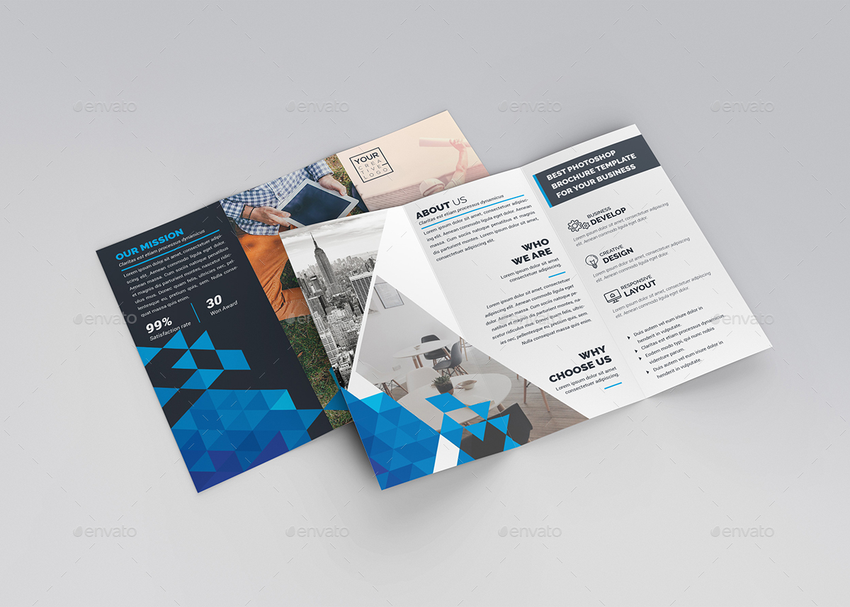 Creative Tri-Fold Brochure, Print Templates | GraphicRiver