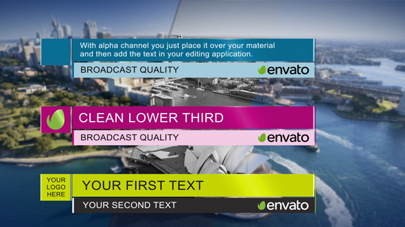 Clean Lower Third, Motion Graphics | VideoHive