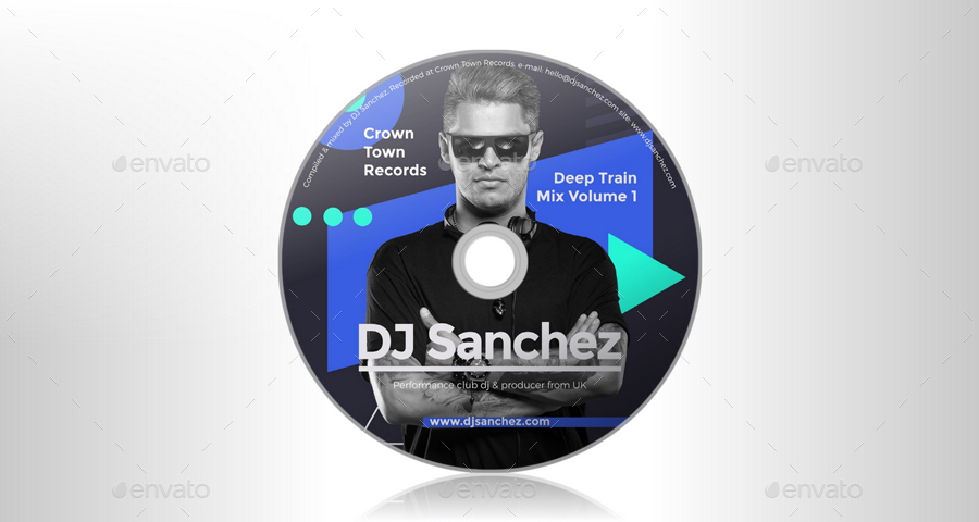 ProDJ - DJ Mix / Album CD Cover Artwork PSD Template by vinyljunkie
