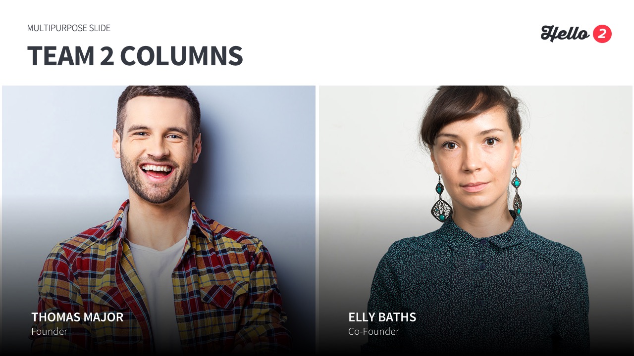 Hello 2 PowerPoint Presentation Template, Presentation Templates ...