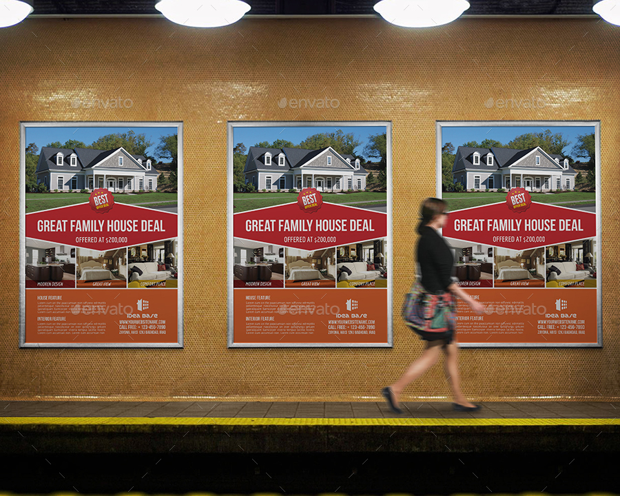 Real Estate Poster Template Vol.2, Print Templates | GraphicRiver