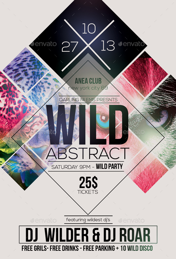Wild Abstract, Print Templates | GraphicRiver
