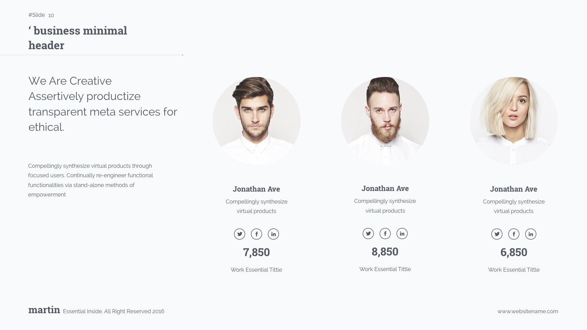 Martin Creative Template, Presentation Templates | GraphicRiver
