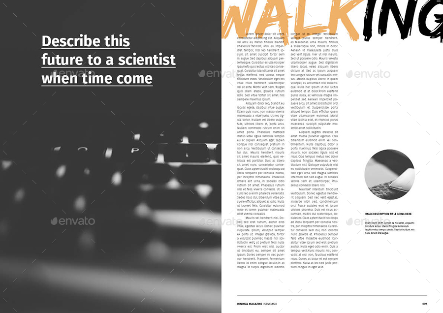 32 Pages Minimal Magazine, Print Templates | GraphicRiver