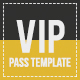 Multipurpose Vip Pass, Print Templates | GraphicRiver