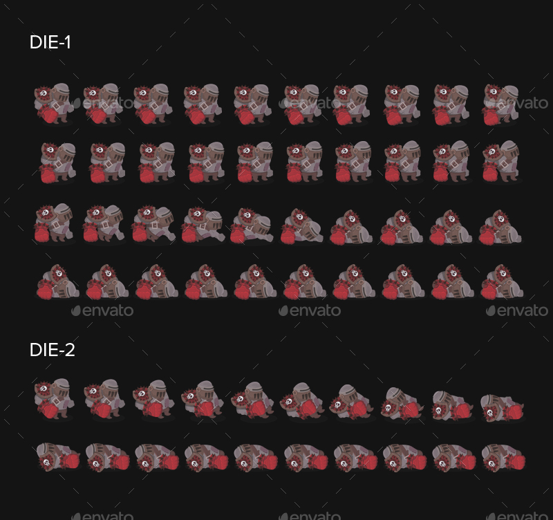2d Game Hero Character, Game Assets | GraphicRiver