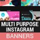 Multipurpose Instagram Templates, Web Elements | GraphicRiver