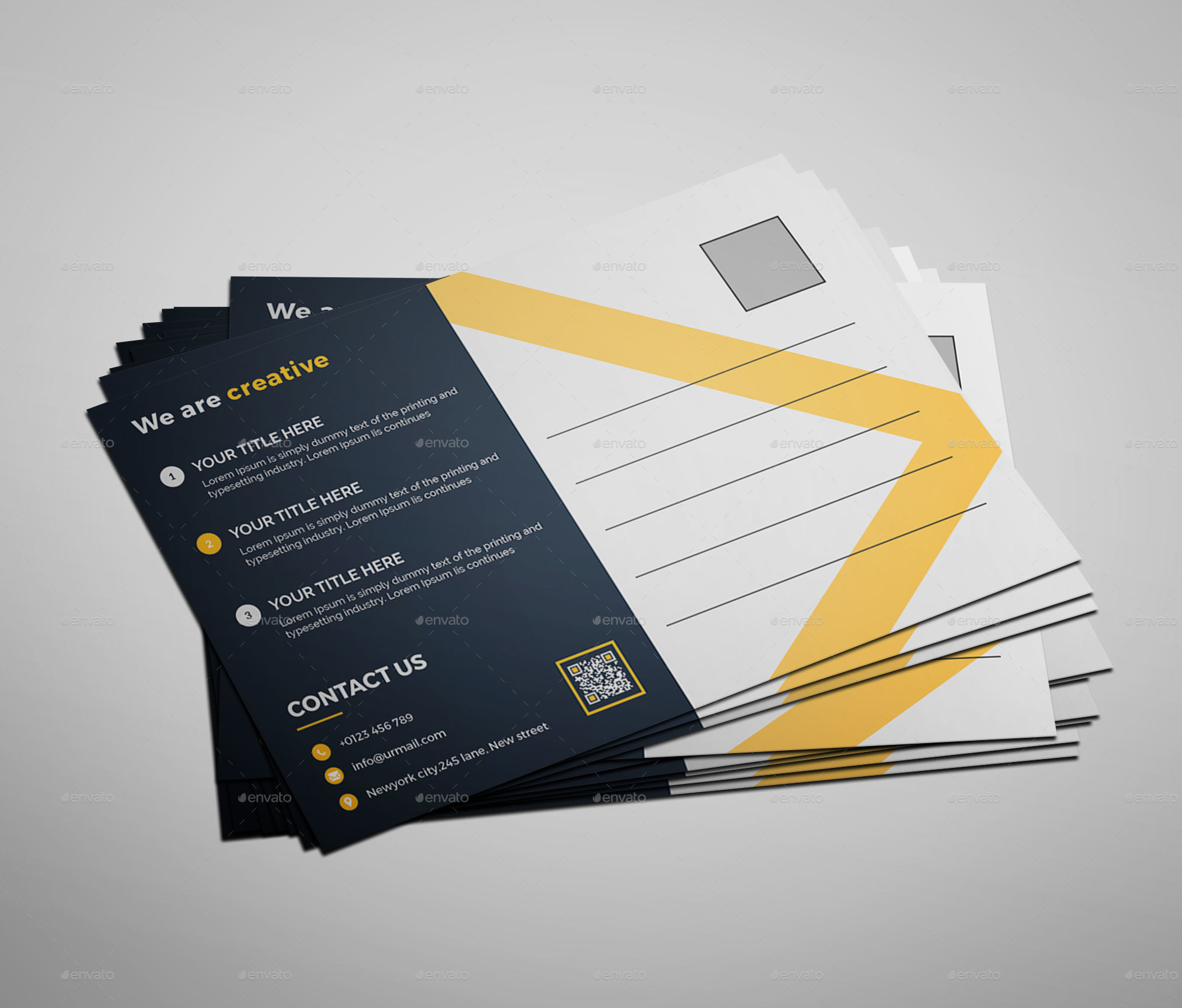 Post Card Templates, Print Templates | GraphicRiver
