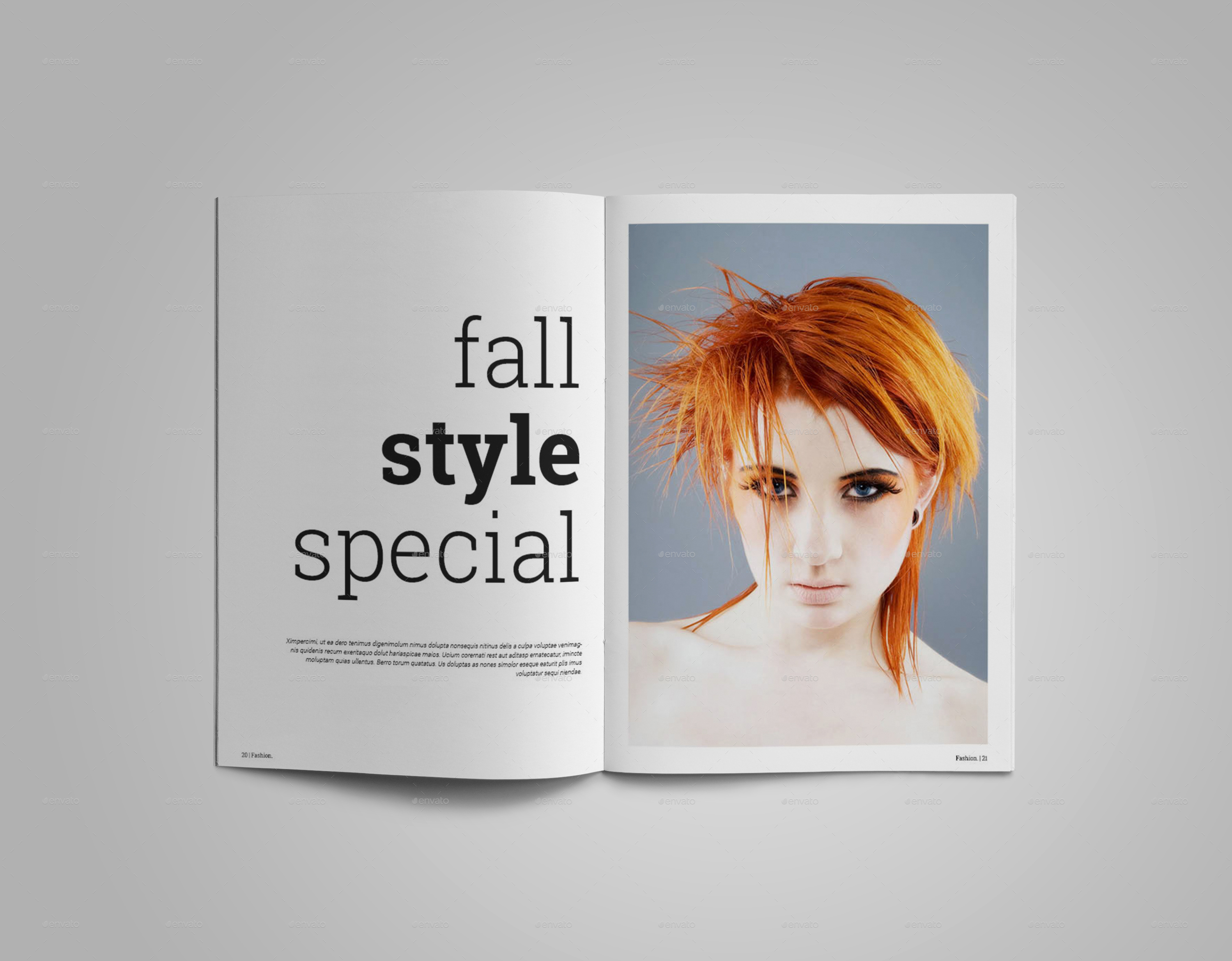 Fashion & Multipurpose Magazine Template, Print Templates | GraphicRiver