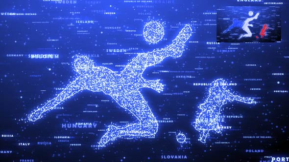 Football Superkick Background, Motion Graphics | VideoHive
