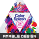 Color Splash Flyer/Poster, Print Templates | GraphicRiver