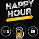 Happy Hour Beer Promotion Flyer / Poster, Print Templates | GraphicRiver