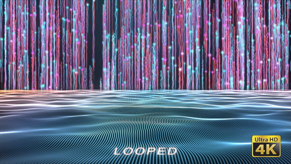 Colorful Particles Event Background, Motion Graphics | VideoHive