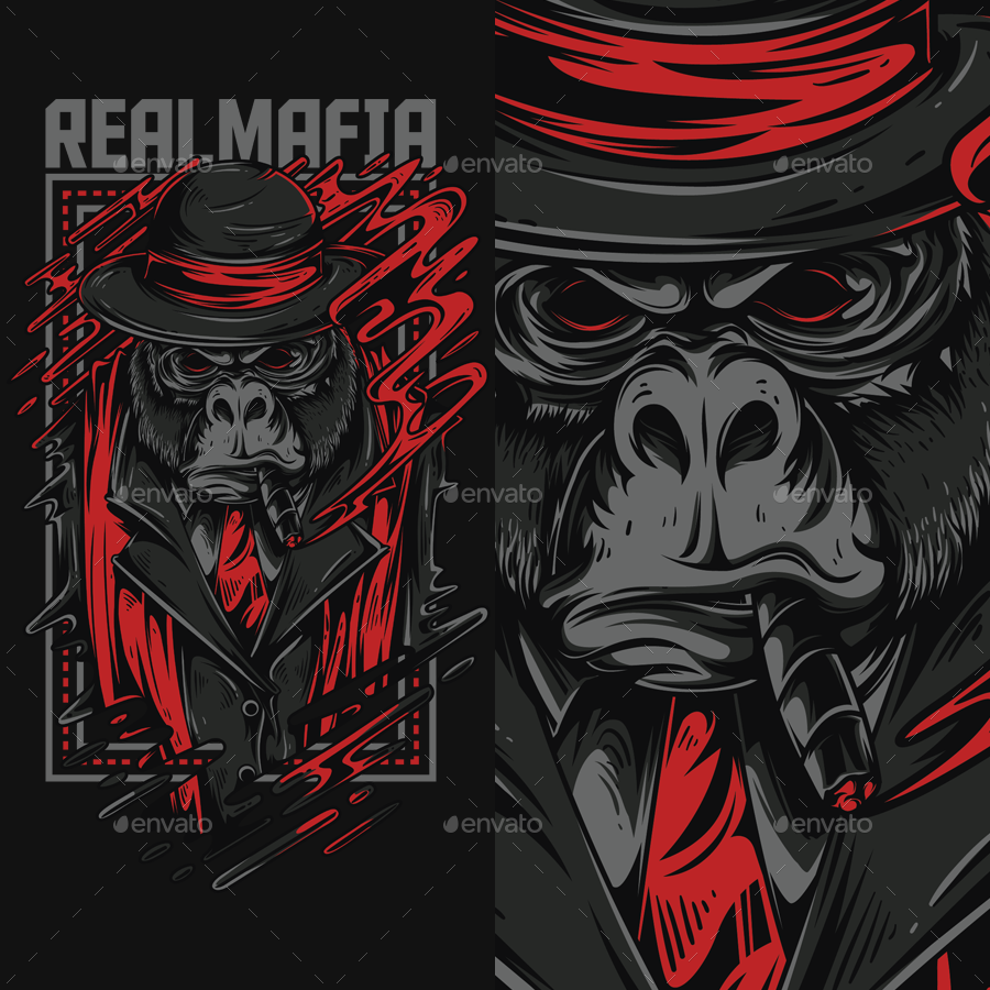 Real Mafia T-Shirt Design, T-Shirts | GraphicRiver