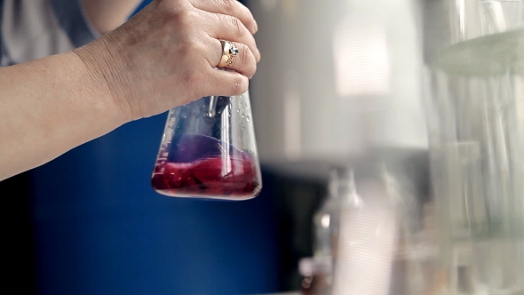 Laboratory Research Of Water, Stock Footage | VideoHive