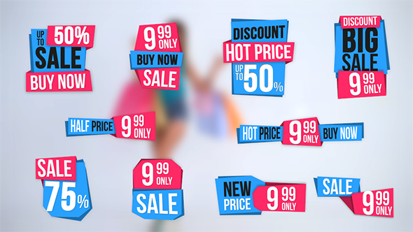 10 Sales Label, After Effects Project Files | VideoHive