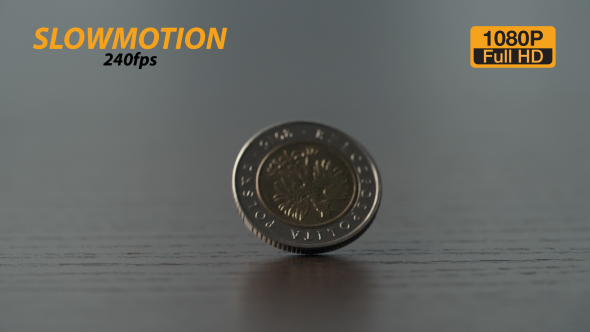 Coin Rotating Slow Motion 3, Stock Footage | VideoHive