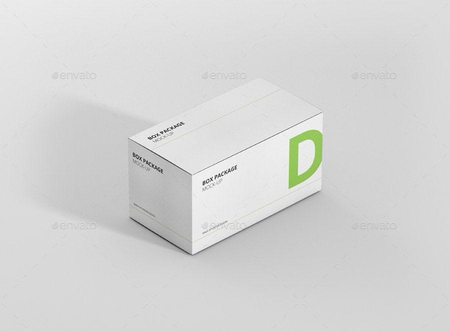 Package Box Mock-Up - Wide Rectangle, Graphics | GraphicRiver