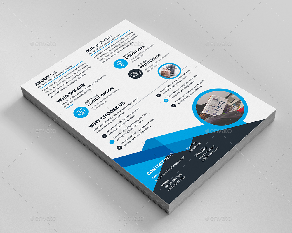 Coroprate Both Side_Flyer, Print Templates | GraphicRiver