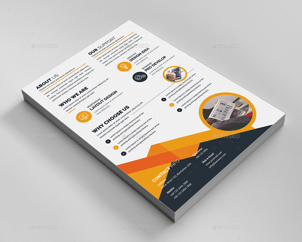 Coroprate Both Side_Flyer, Print Templates | GraphicRiver