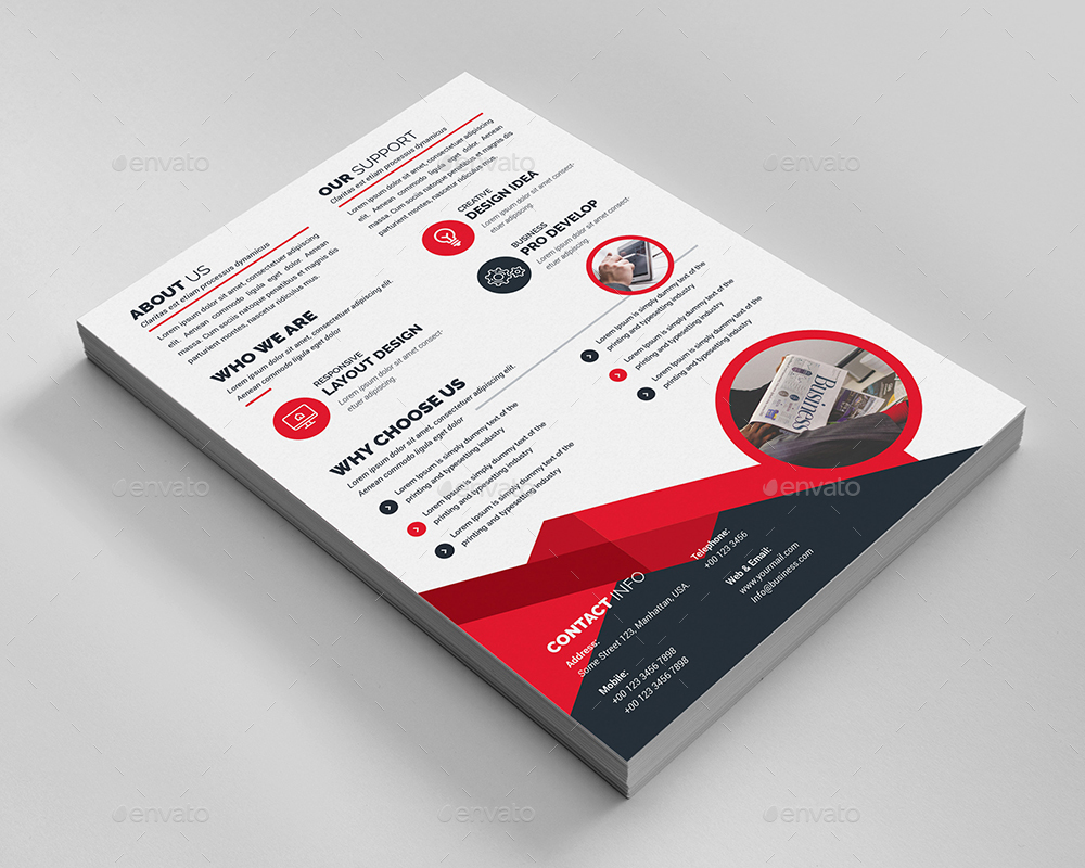 Coroprate Both Side_Flyer, Print Templates | GraphicRiver