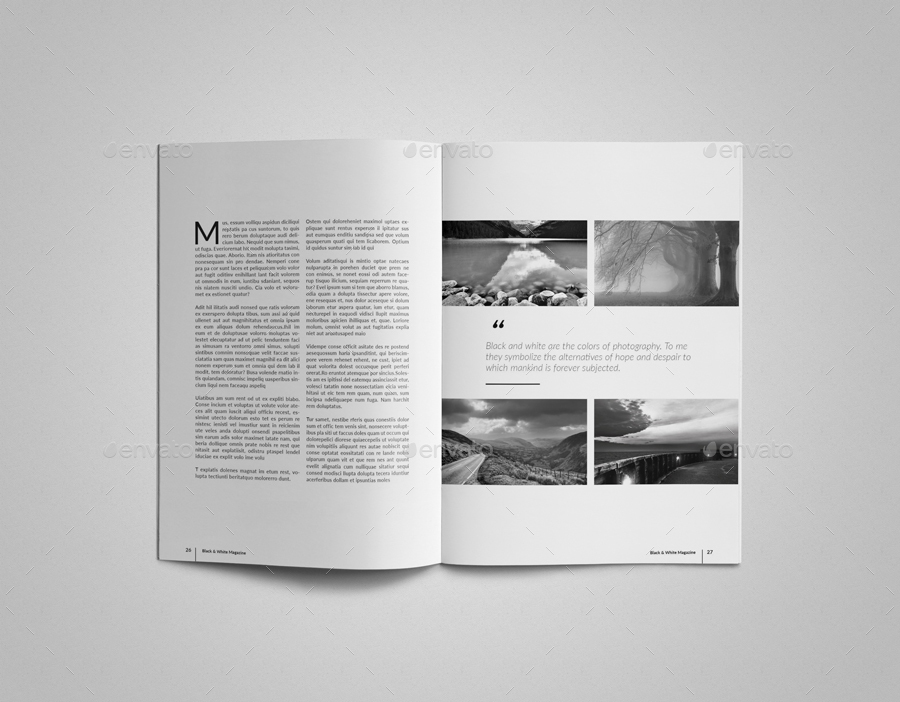 Simple & Clean Magazine Template III, Print Templates | GraphicRiver