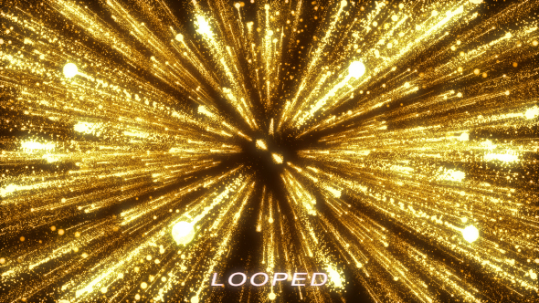 Gold Particles Rising 3 Background, Motion Graphics | VideoHive