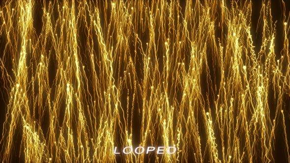 Gold Particles Rising 4 Background, Motion Graphics | VideoHive