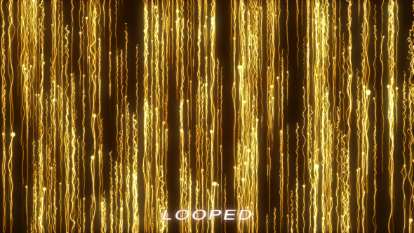 Gold Particles Rising 5 Background, Motion Graphics | VideoHive
