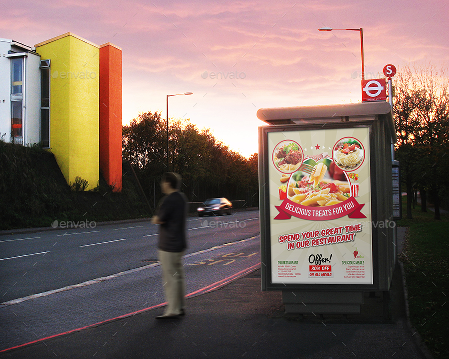 Restaurant Poster Template Vol.8, Print Templates | GraphicRiver