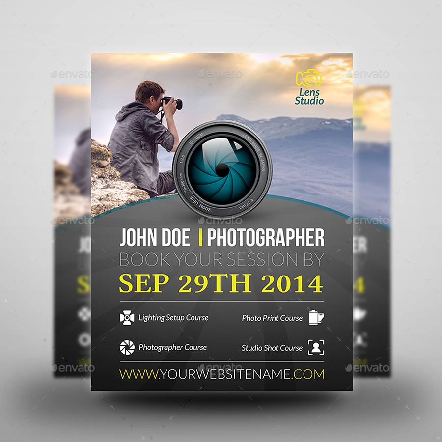 Photographer Advertising Bundle, Print Templates | GraphicRiver