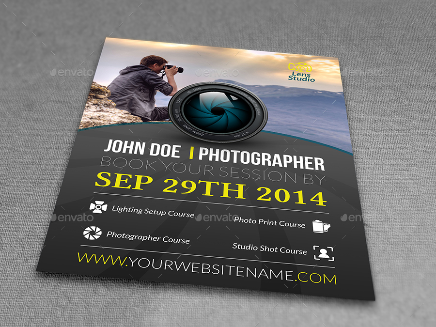 Photographer Advertising Bundle, Print Templates | GraphicRiver