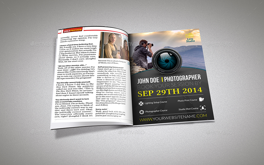 Photographer Advertising Bundle, Print Templates | GraphicRiver