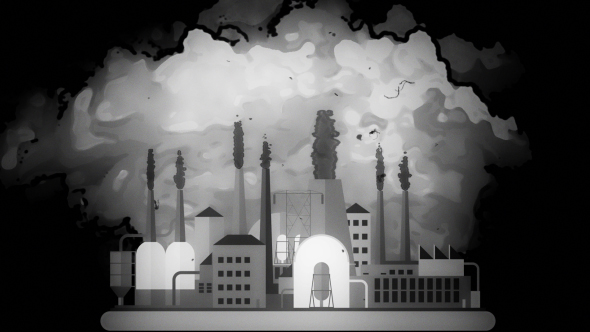 2D Factory And Dark Weather, Motion Graphics | VideoHive
