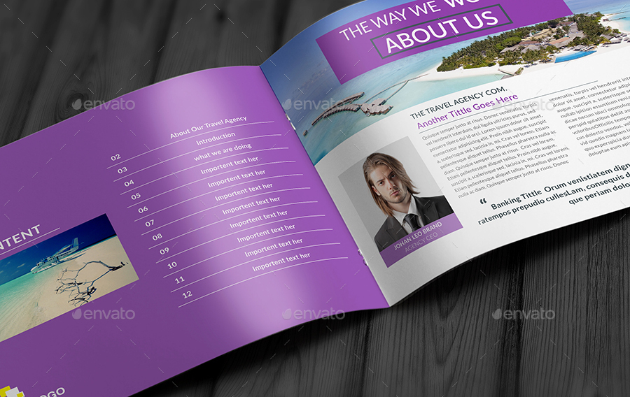 Travel Agency Brochure Catalog, Print Templates | GraphicRiver