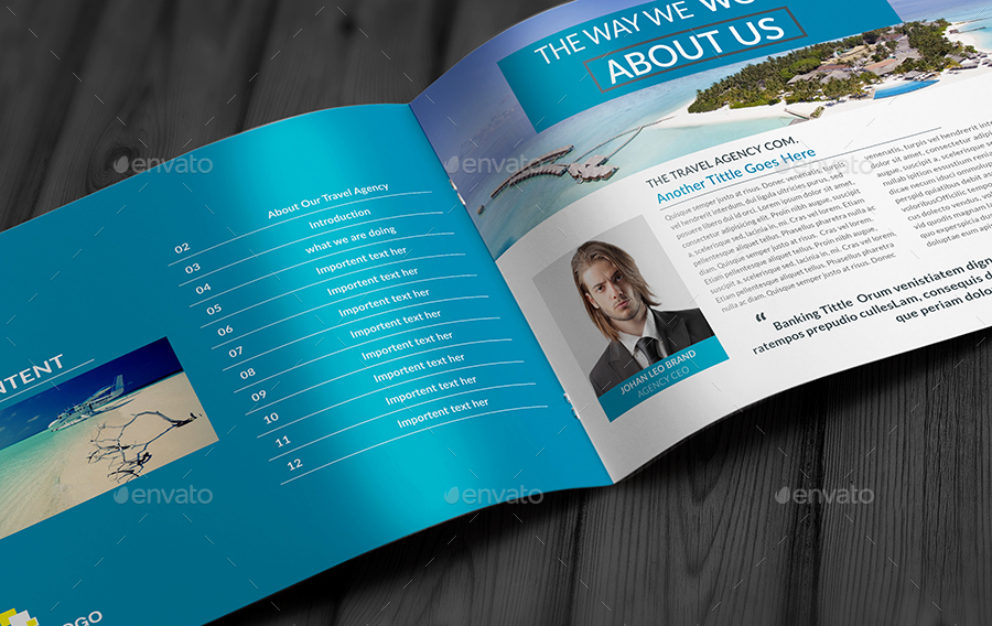 Travel Agency Brochure Catalog, Print Templates | GraphicRiver