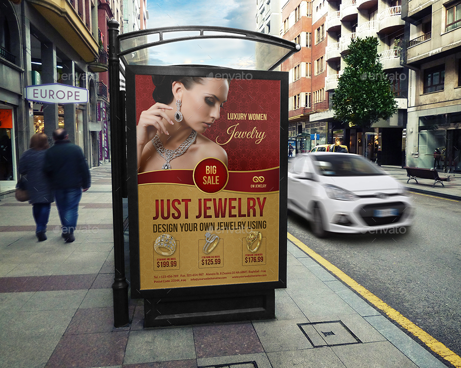 Jewelry Poster Template, Print Templates | GraphicRiver