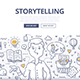 Storytelling Doodle Concept, Vectors | GraphicRiver