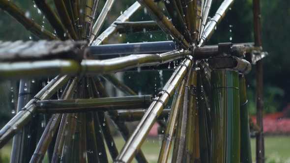 Bamboo Water Mill, Stock Footage | VideoHive