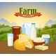 Milk Natural Farm Concept, Vectors | GraphicRiver