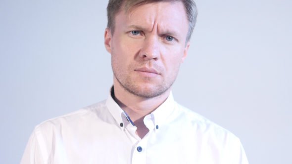 Avoiding Work, Businessman Portrait, Stock Footage | VideoHive