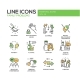 Family Problems- Line Design Icons Set, Vectors | GraphicRiver