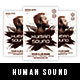 Human Sound - Flyer, Print Templates | GraphicRiver