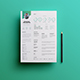 Teal CV / Resume, Print Templates | GraphicRiver