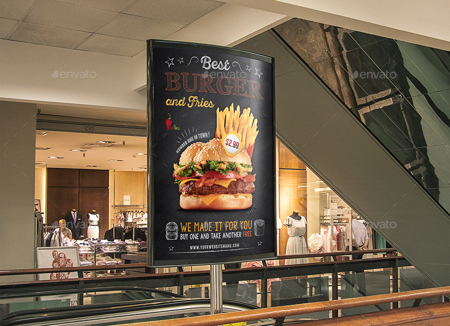 Burger Restaurant Poster Template Vol.4, Print Templates | GraphicRiver