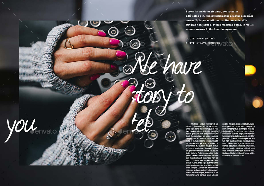 32 Pages Simple Magazine, Print Templates | GraphicRiver