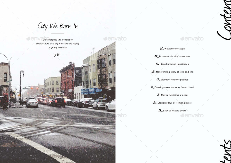 32 Pages Simple Magazine, Print Templates | GraphicRiver